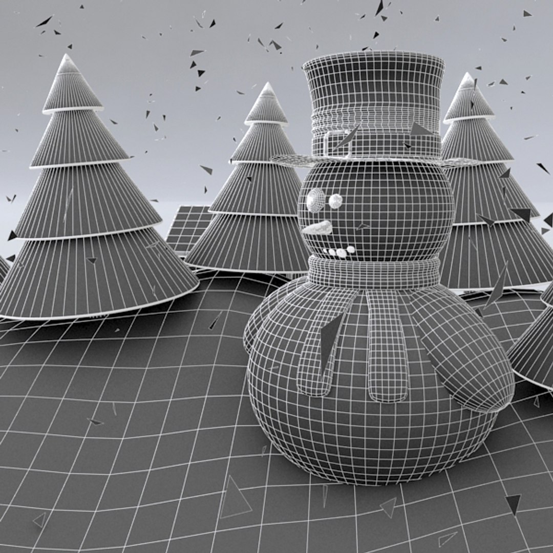 Snowglobe Particle Animation Snow 3d Max