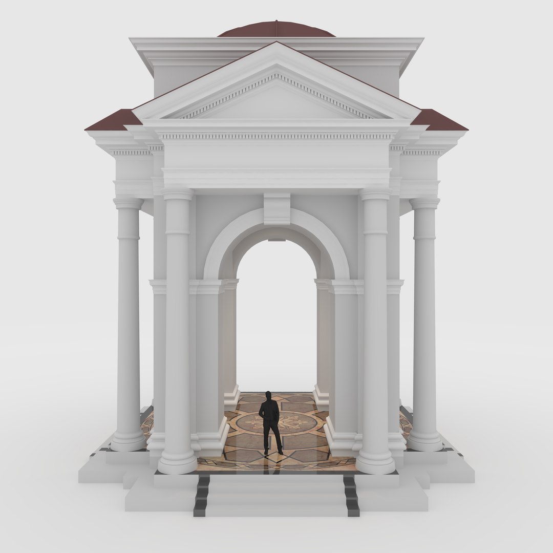 3D Portico 1 - TurboSquid 2122769
