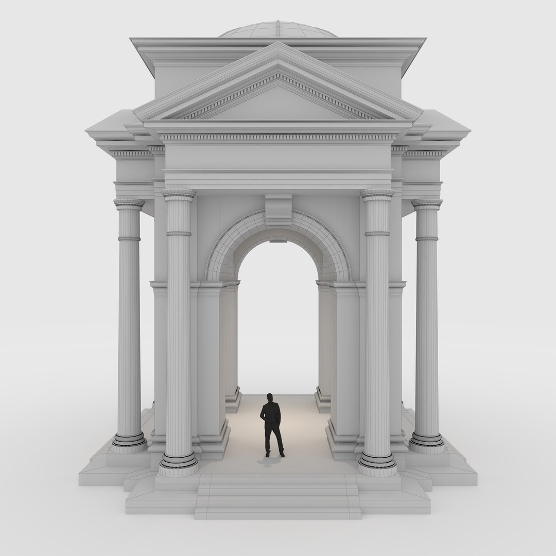 3D Portico 1 - TurboSquid 2122769