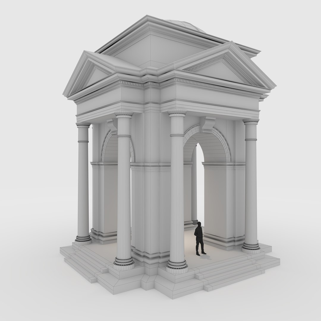 3D Portico 1 - TurboSquid 2122769