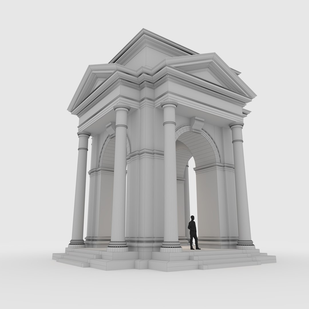 3D Portico 1 - TurboSquid 2122769