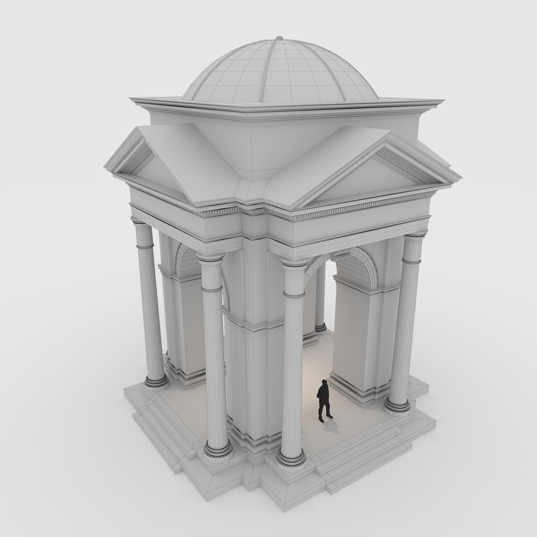 3D Portico 1 - TurboSquid 2122769