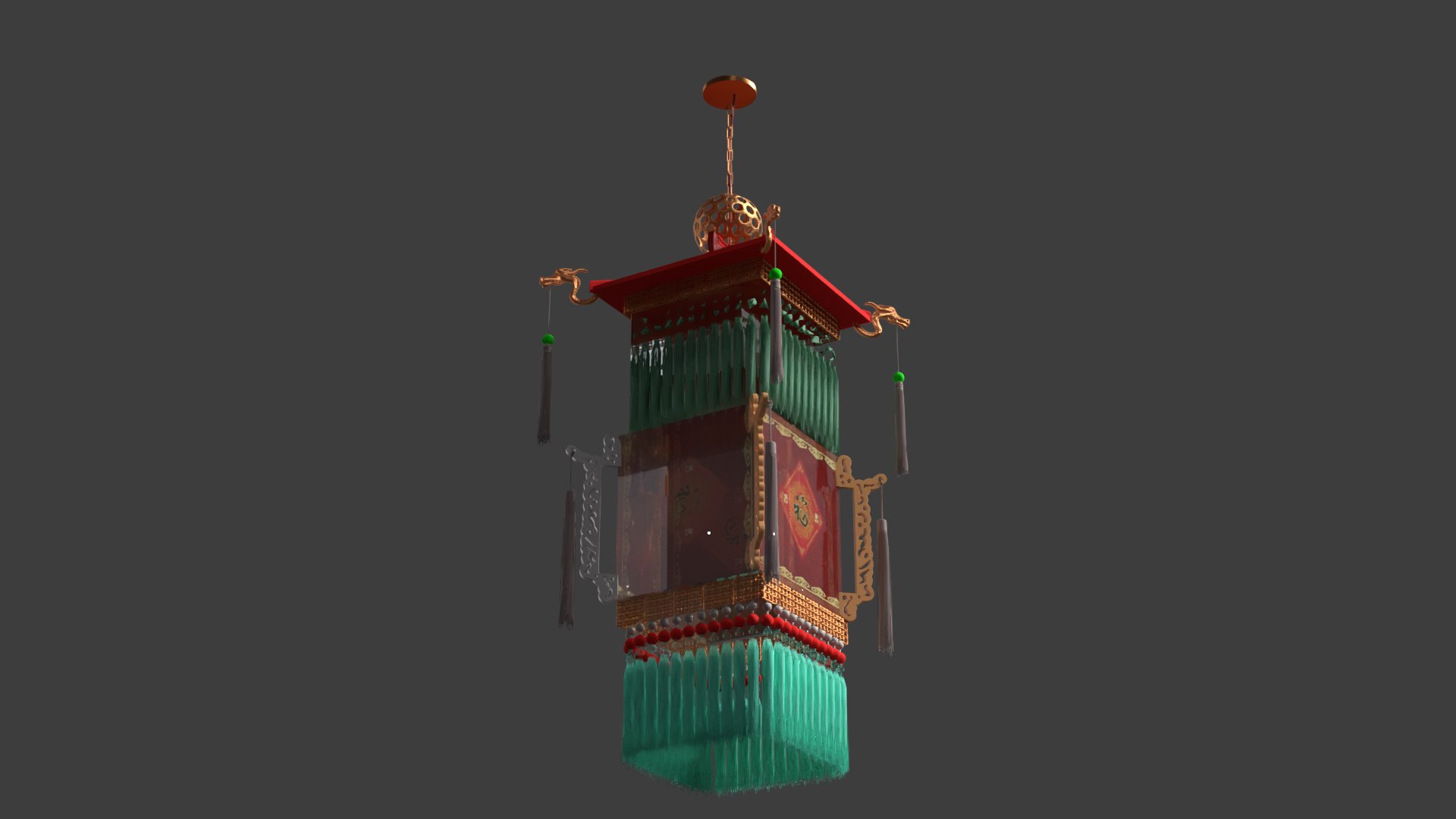 3D Chinese Palace Lantern Model - TurboSquid 2486902