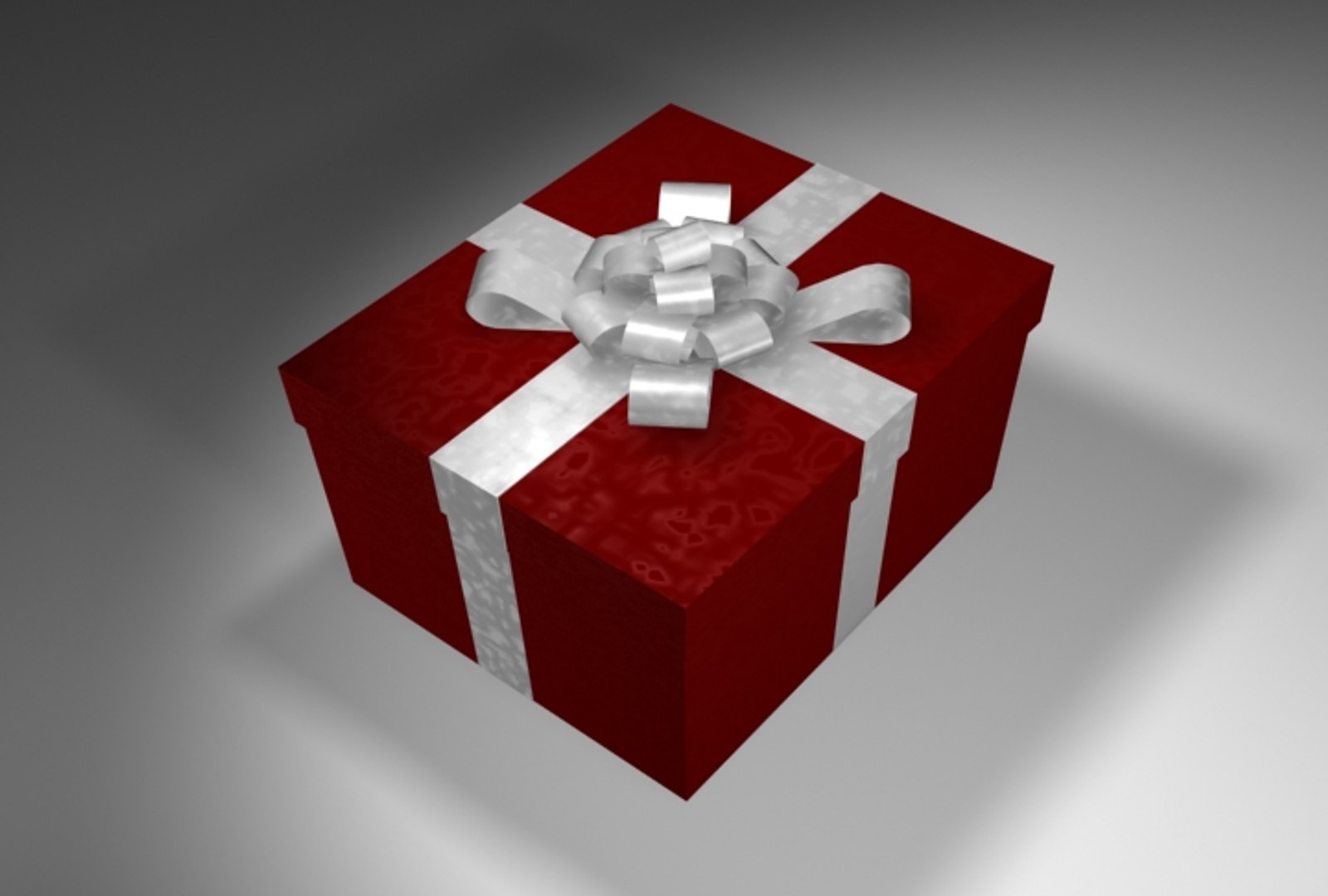 3d model present opening
