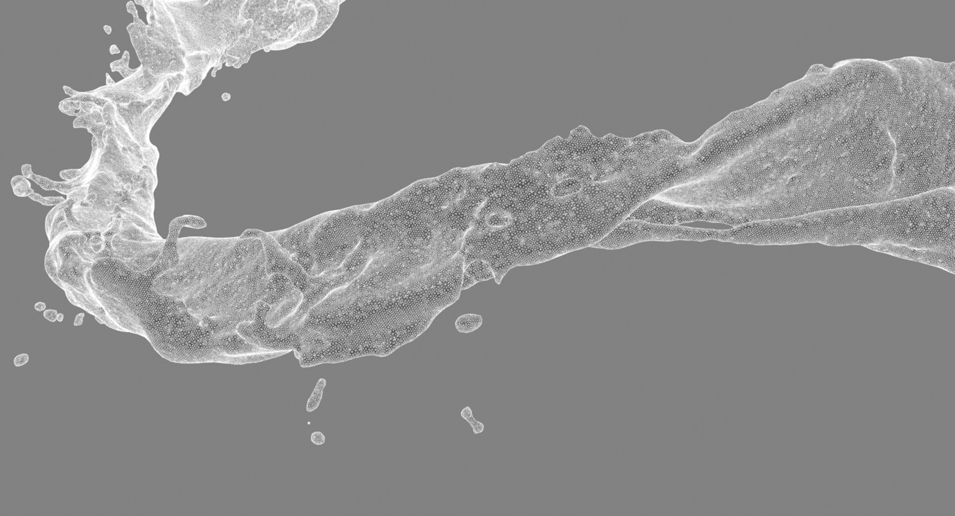 3D Liquid Flow Realflow Water Model - TurboSquid 1355482