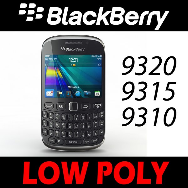 blackberry 9320 9315 9310 c4d