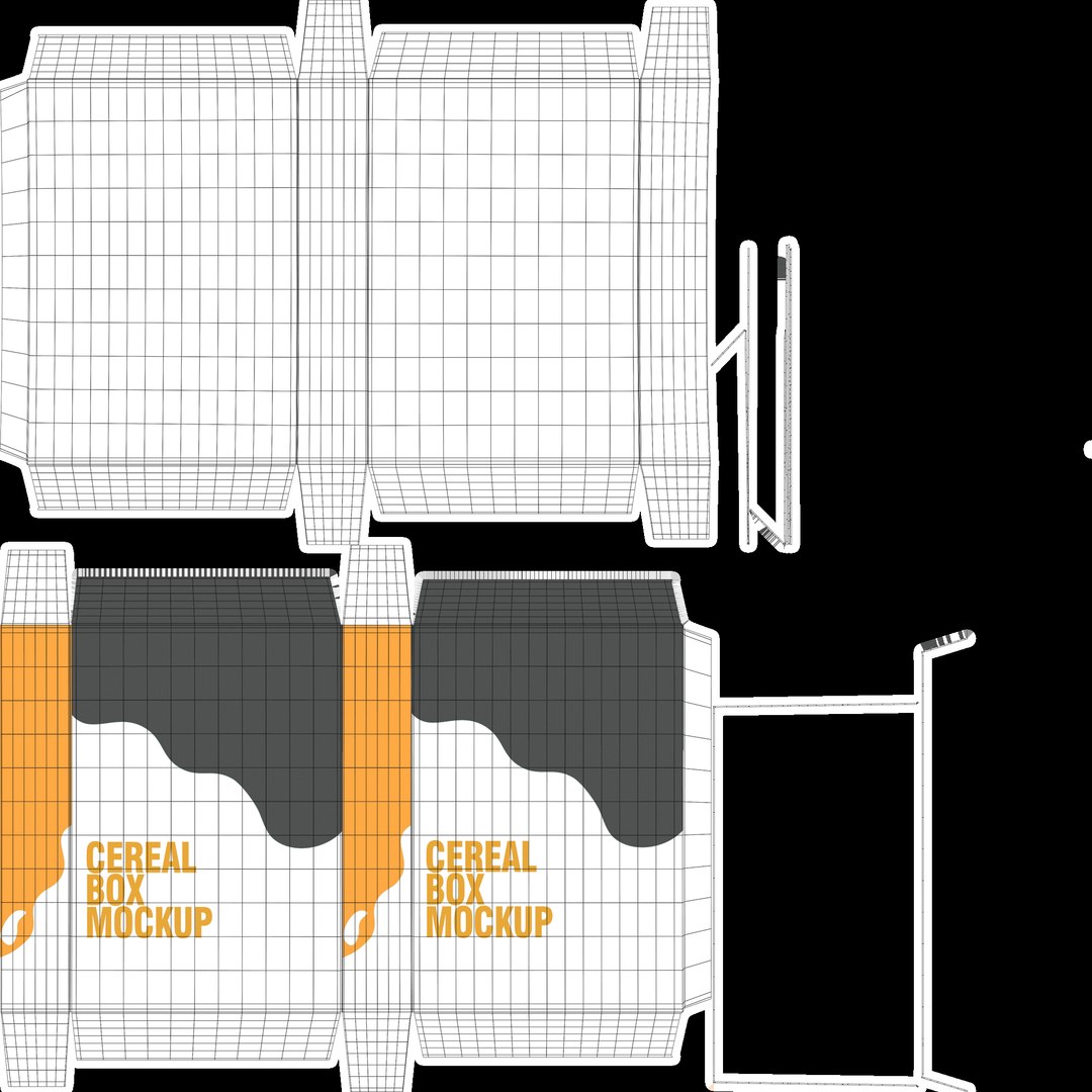 Cereal box 3D - TurboSquid 1702398