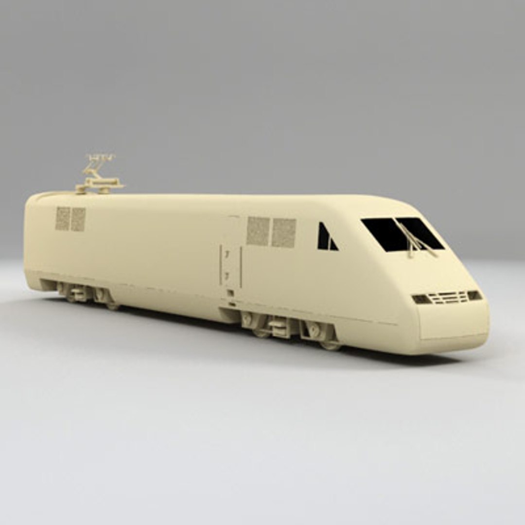 3d Model Ii Ice Locomotive