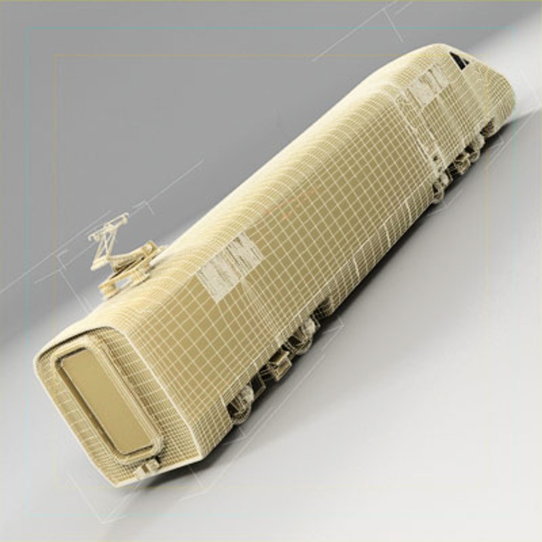 3d Model Ii Ice Locomotive