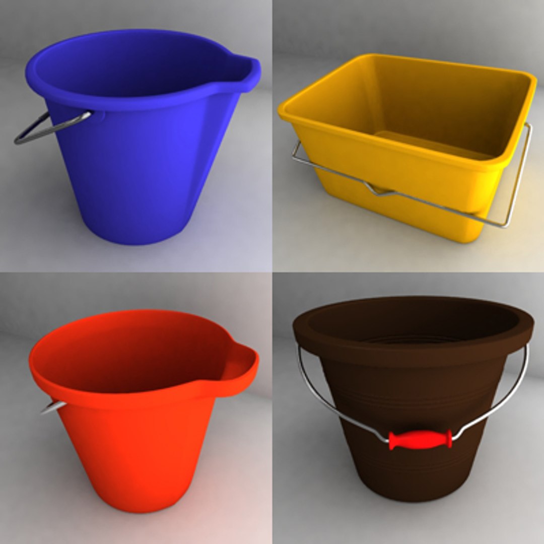Bucket New 3d Obj
