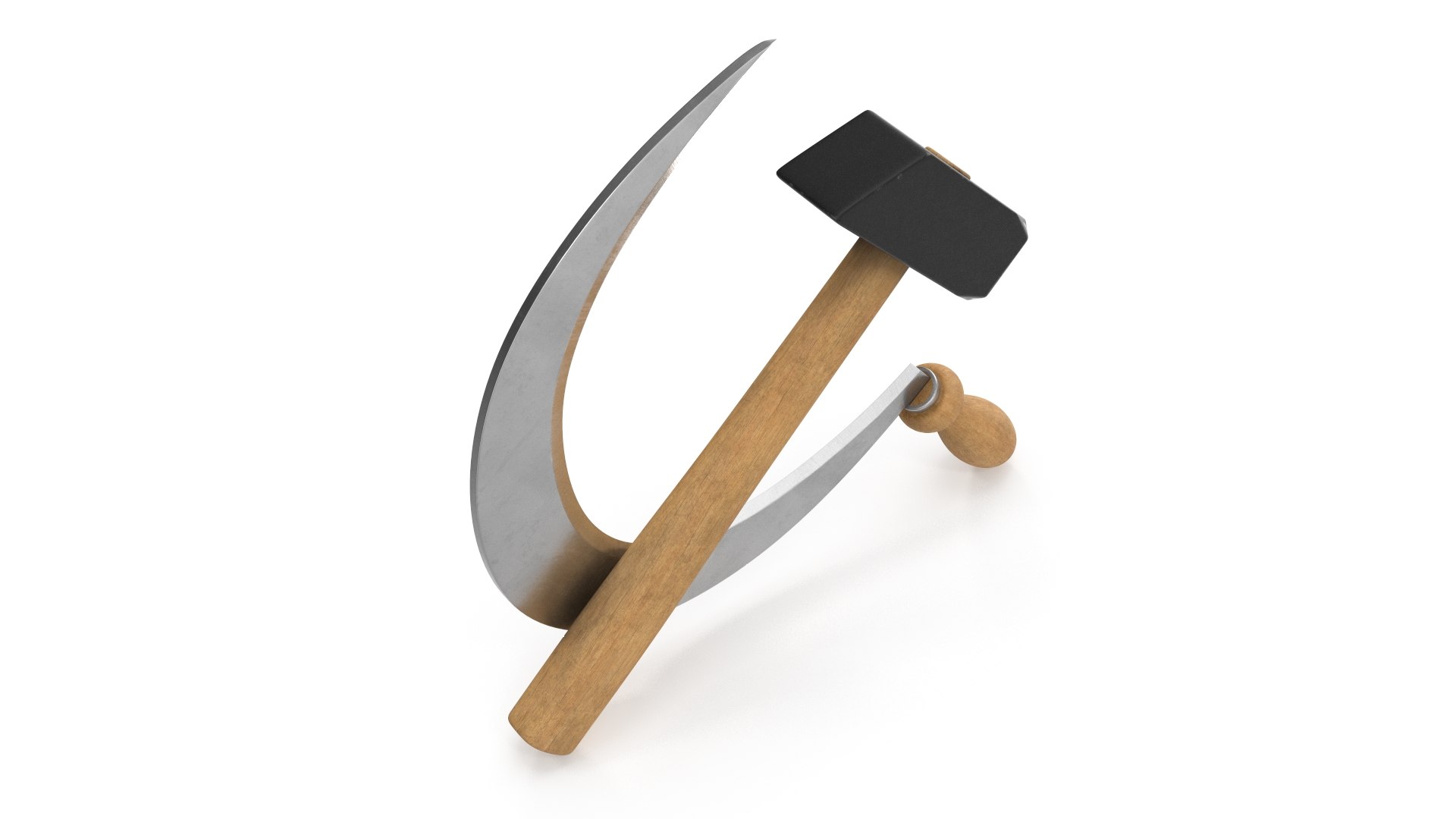 Sickle And Hammer 3D - TurboSquid 1941437
