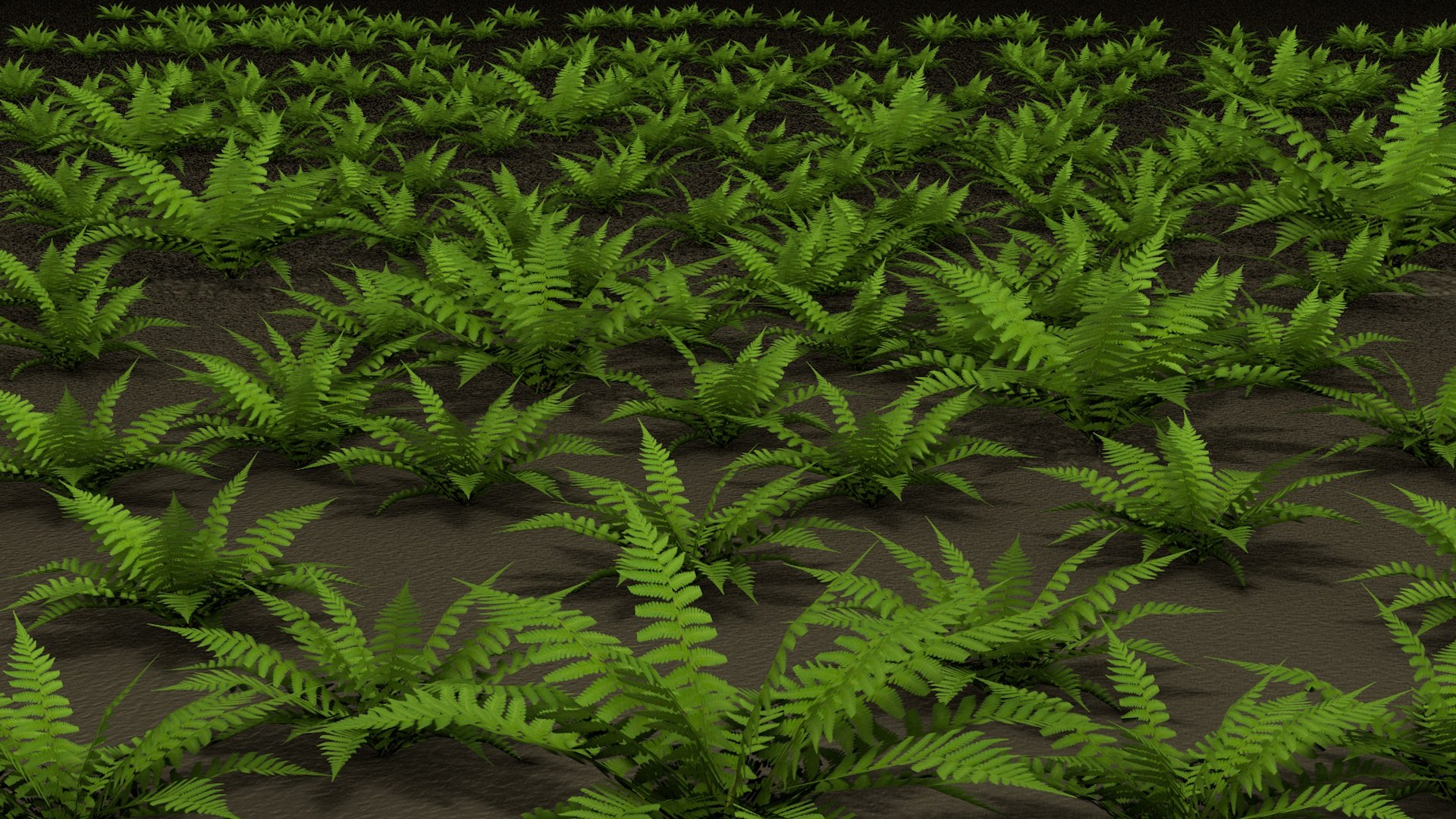 Tropical Fern Low Poly 3D - TurboSquid 2054684