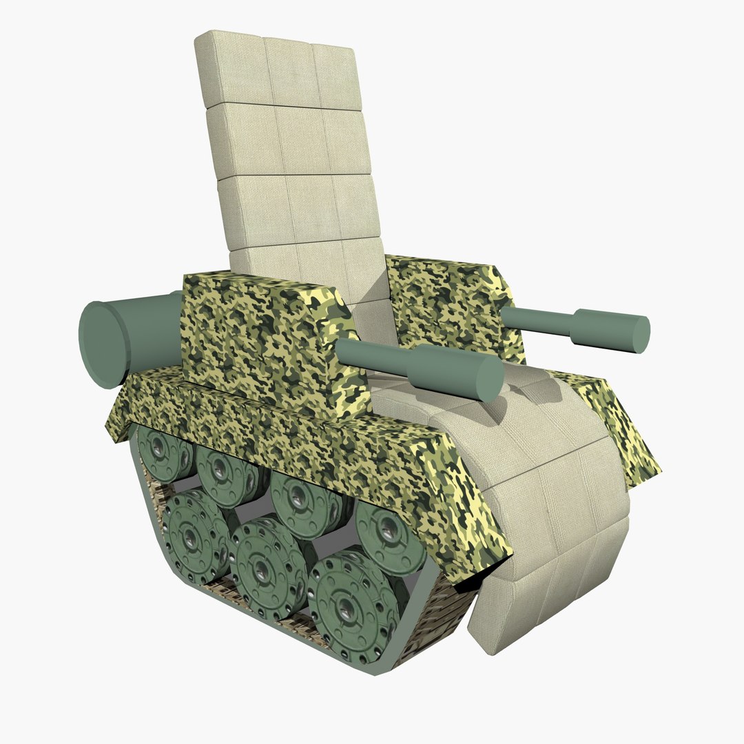 Chair Tank 3D Model - TurboSquid 1215195