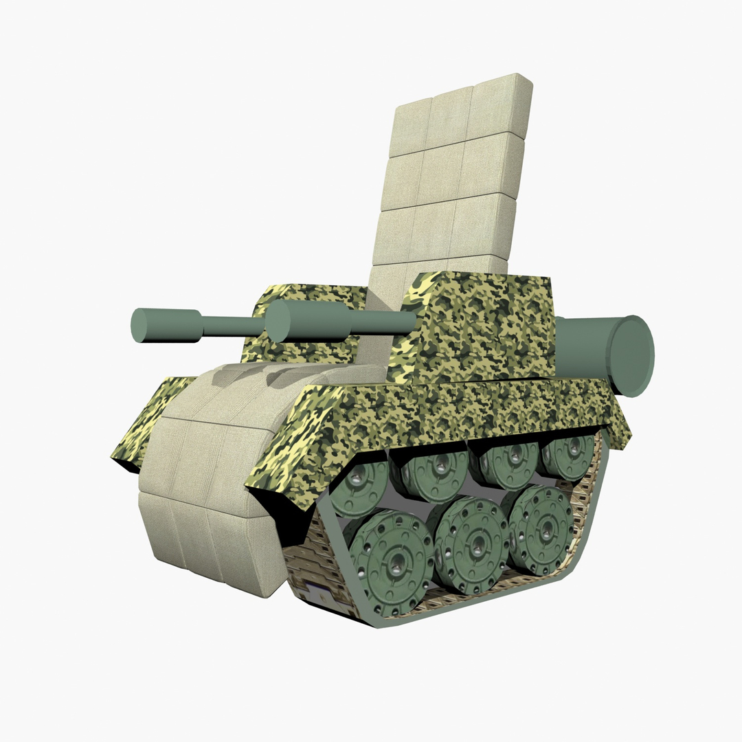 Chair Tank 3D Model - TurboSquid 1215195