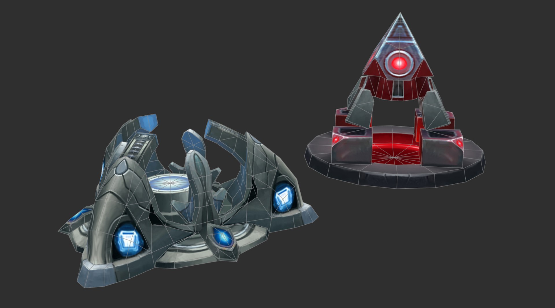 3D Factory Tower Hand-Painted Game Assets model - TurboSquid 2096118
