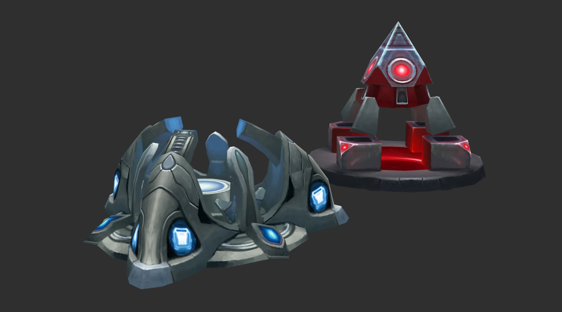 3D Factory Tower Hand-Painted Game Assets model - TurboSquid 2096118