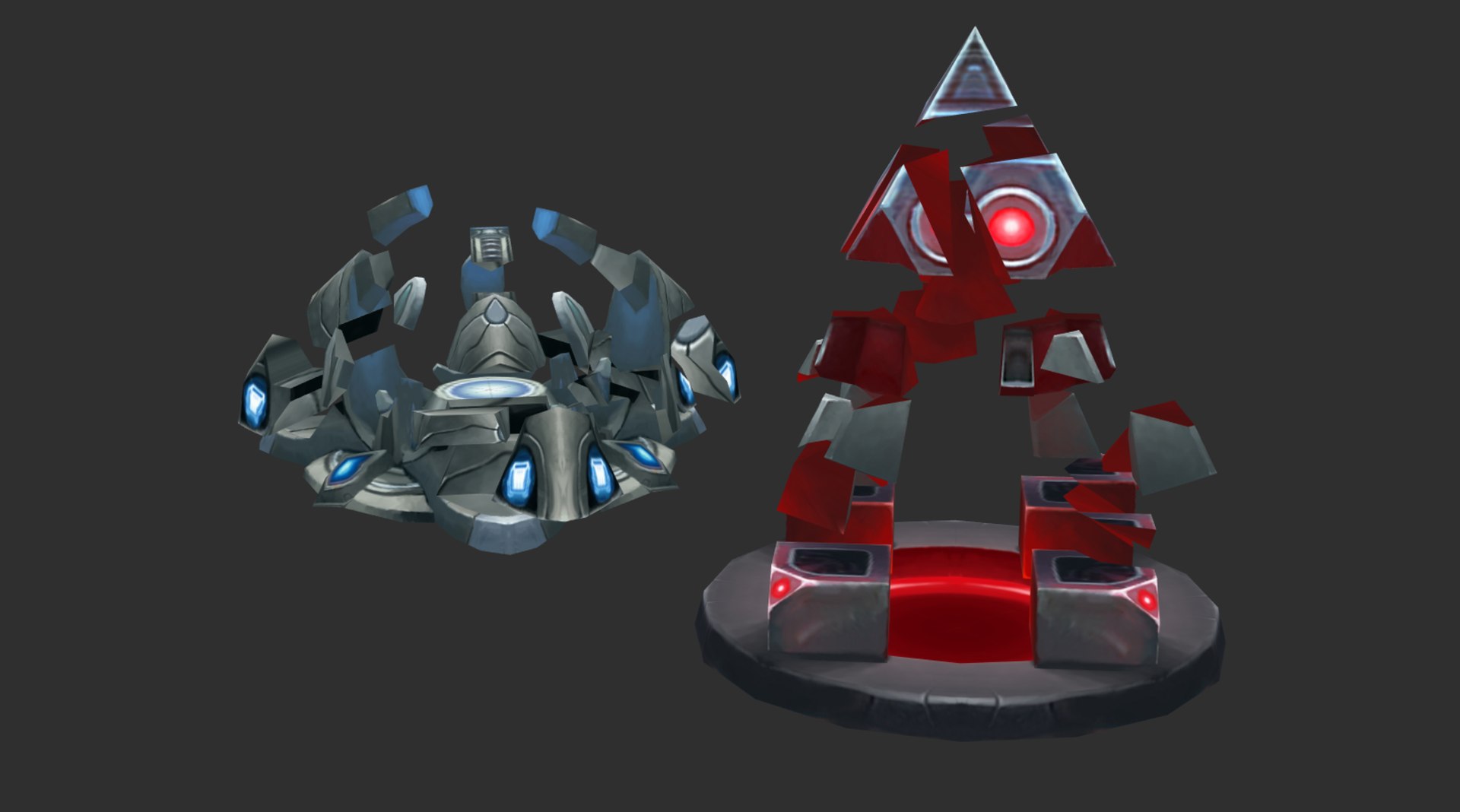 3D Factory Tower Hand-Painted Game Assets model - TurboSquid 2096118
