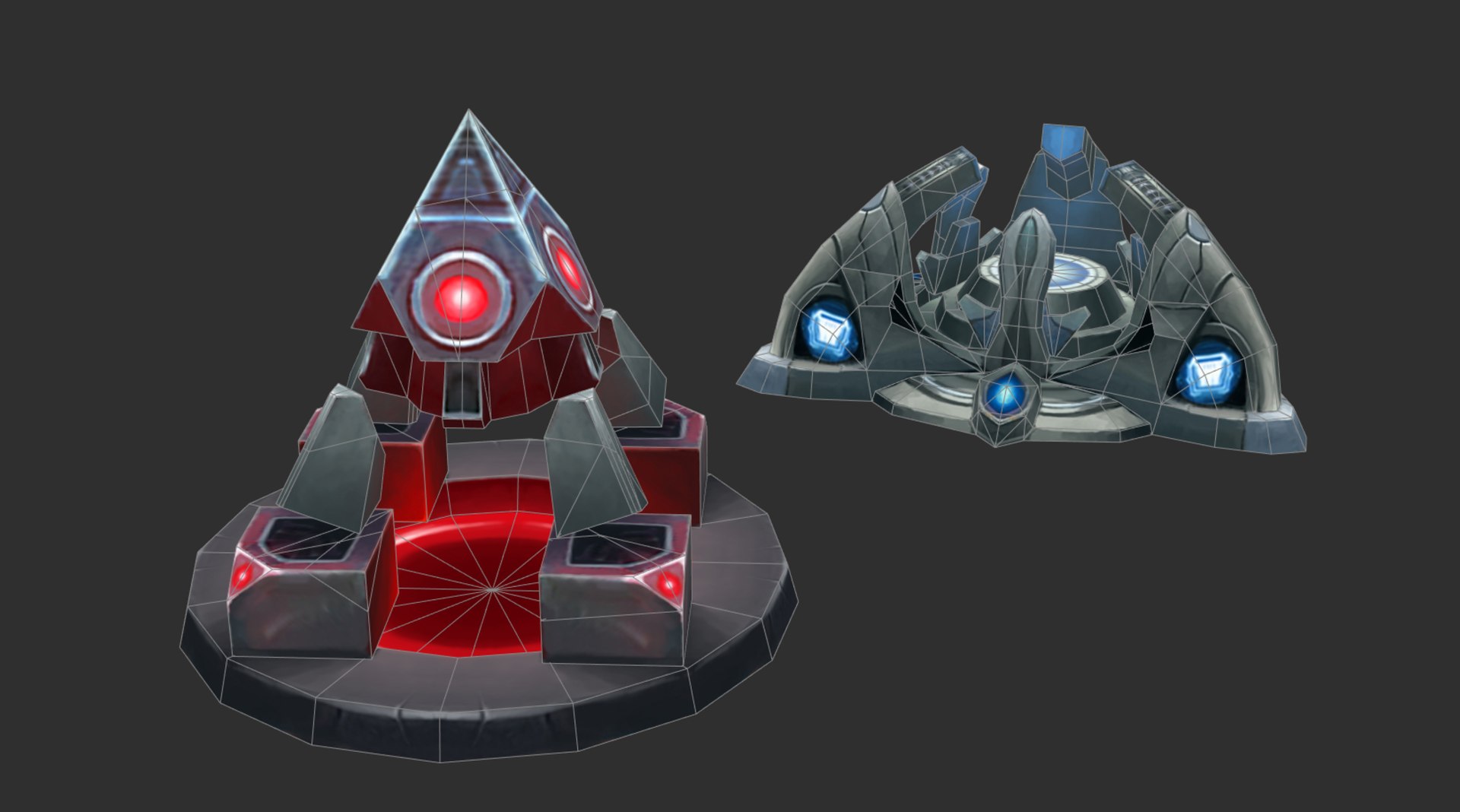 3D Factory Tower Hand-Painted Game Assets model - TurboSquid 2096118