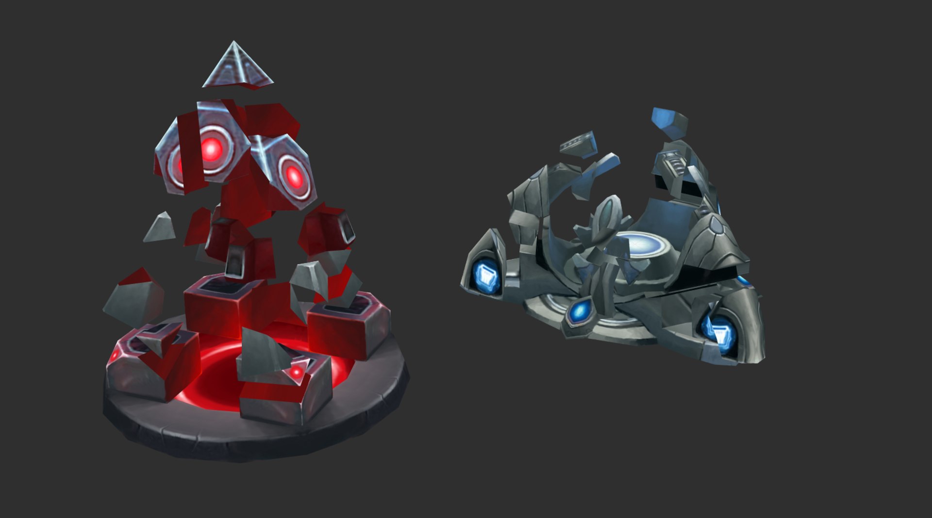 3D Factory Tower Hand-Painted Game Assets model - TurboSquid 2096118