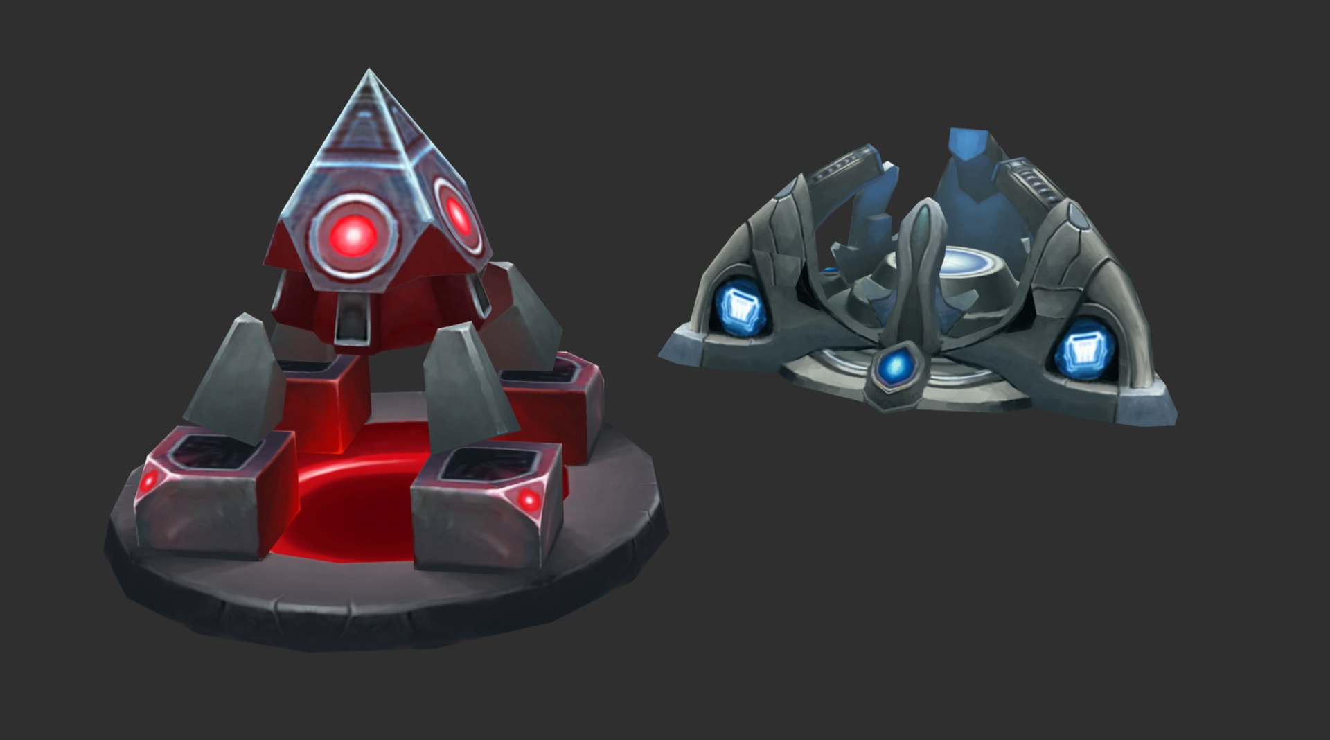 3D Factory Tower Hand-Painted Game Assets model - TurboSquid 2096118