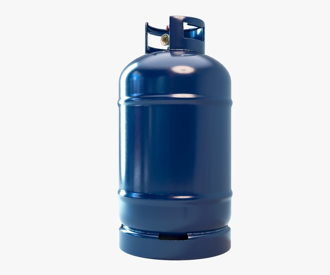 3D Gas Bottle Cylinder And Valve Model - TurboSquid 2019550