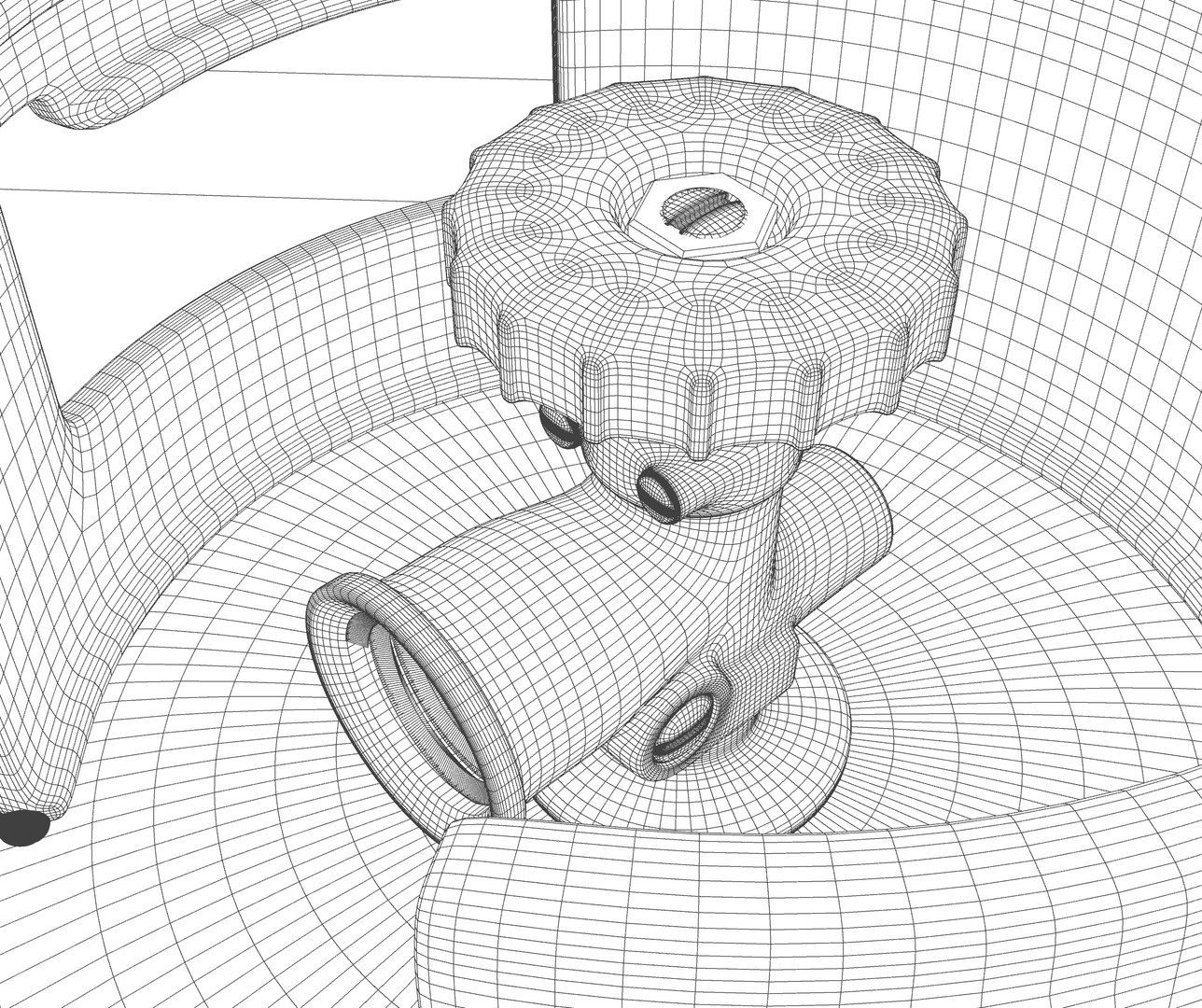 3D Gas Bottle Cylinder And Valve Model - TurboSquid 2019550