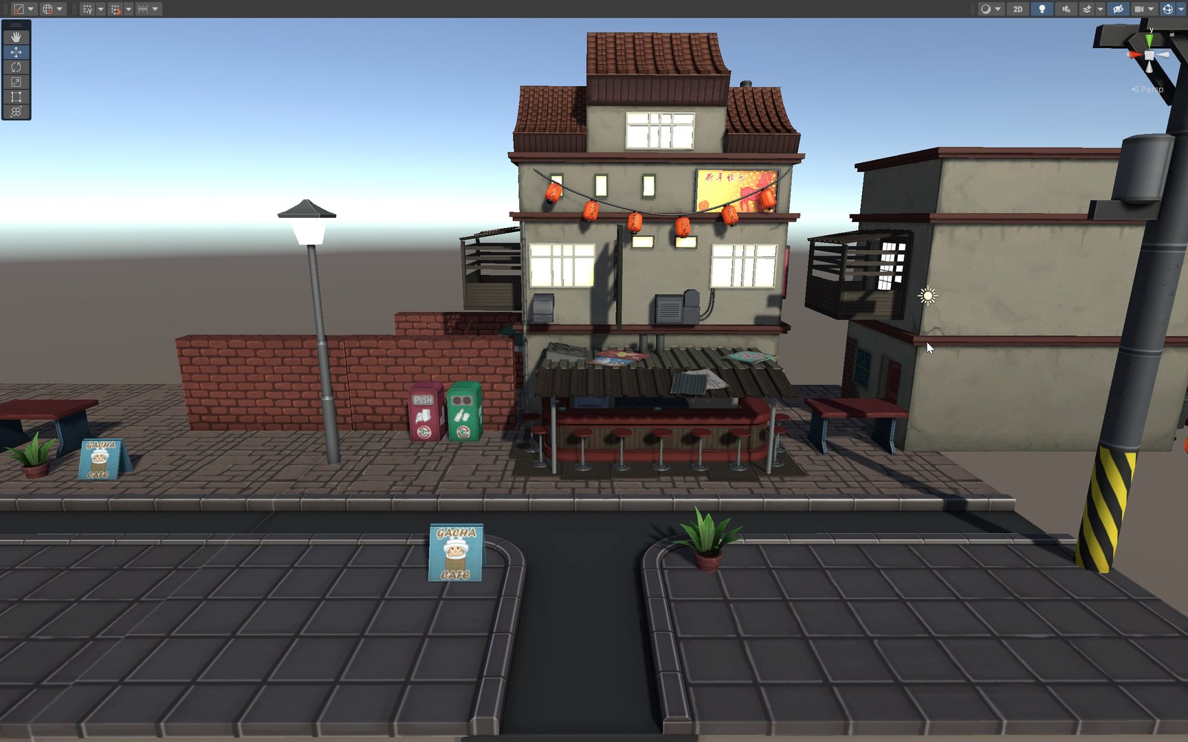 Kong Noodles Low-poly 3D Model Noodle Restaurant 3D Model - TurboSquid ...