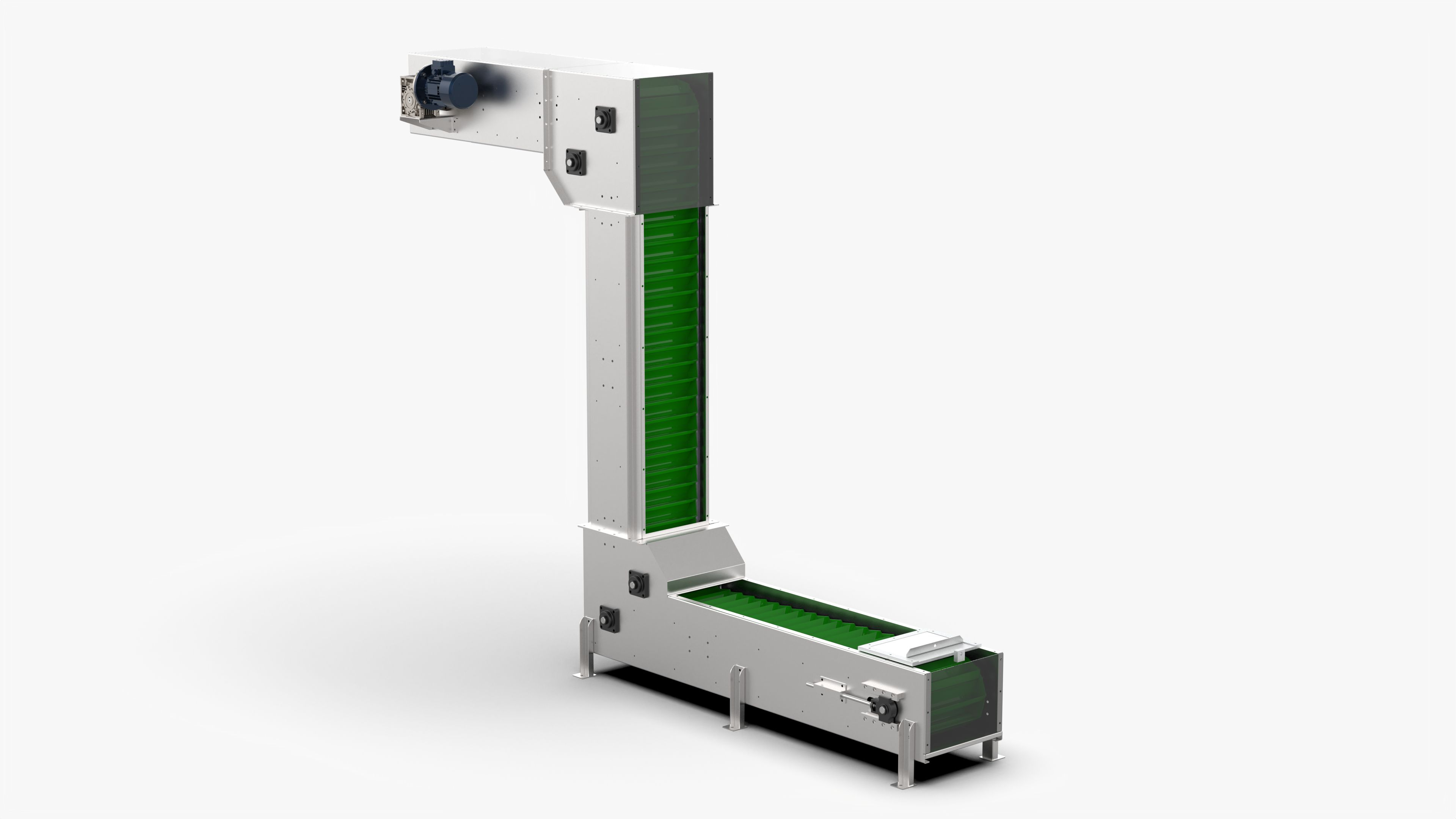 modelo 3d Z Type Chain Bucket Conveyor - TurboSquid 2009381