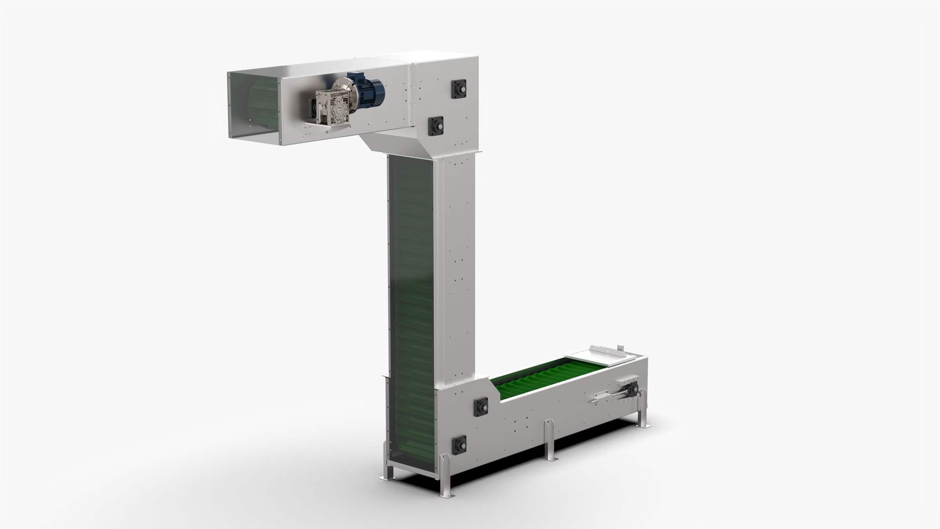 Z Type Chain Bucket Conveyor 3D Model - TurboSquid 2009381