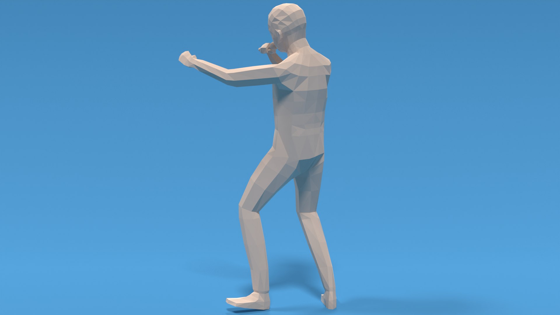Low Poly Kid Singing 3D model - TurboSquid 1873679