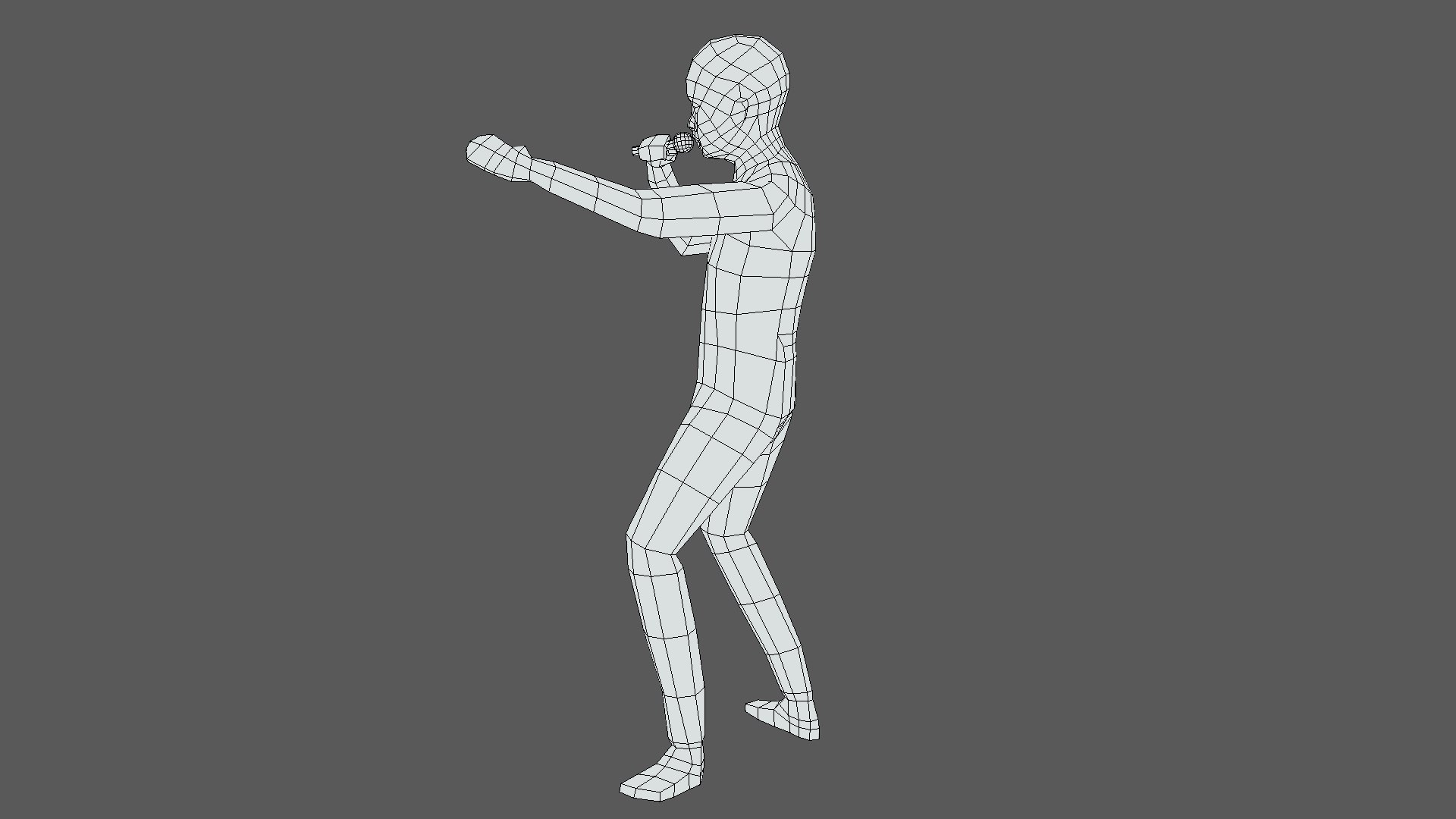 Low Poly Kid Singing 3D Model - TurboSquid 1873679