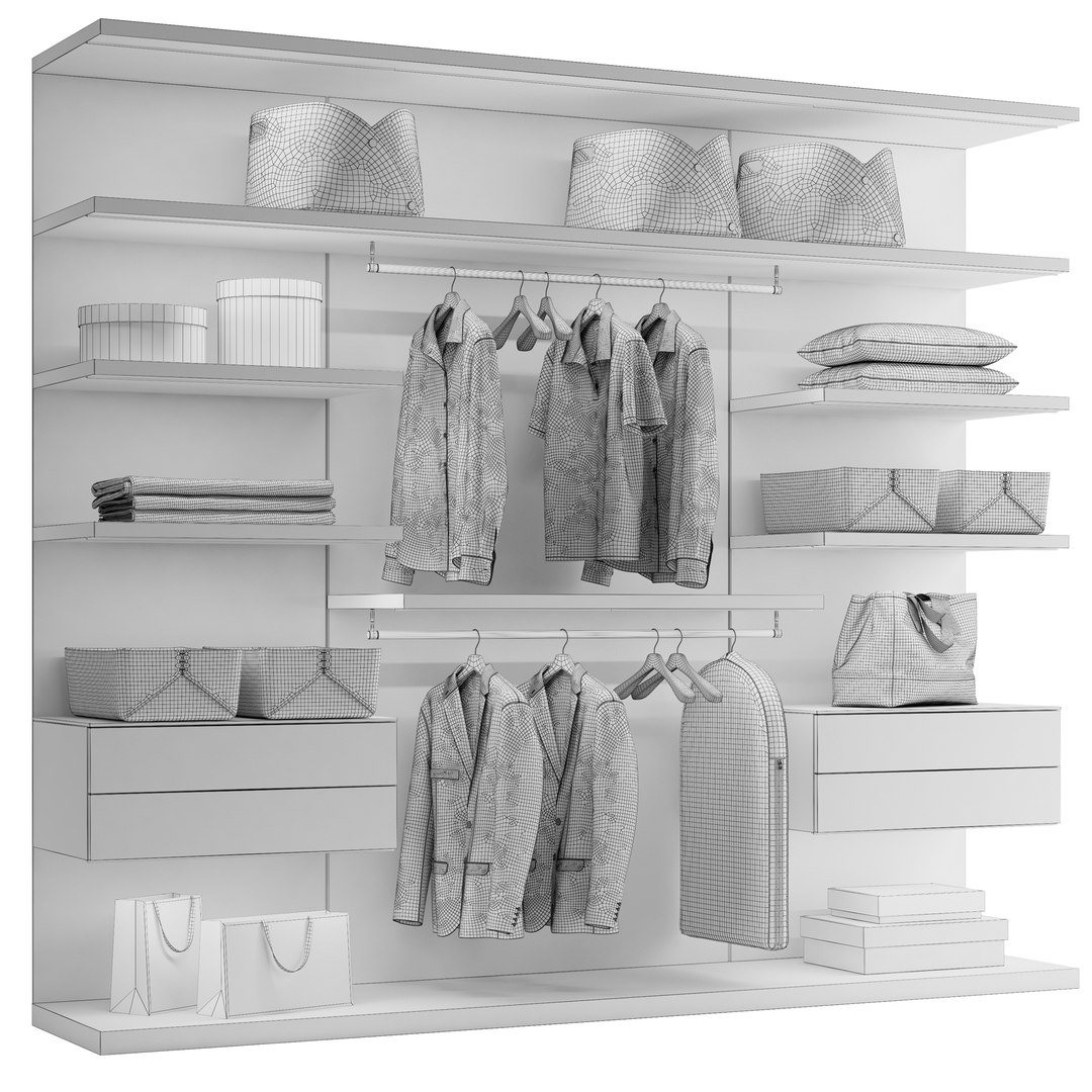 Wardrobe 03 3D Model - TurboSquid 2170012