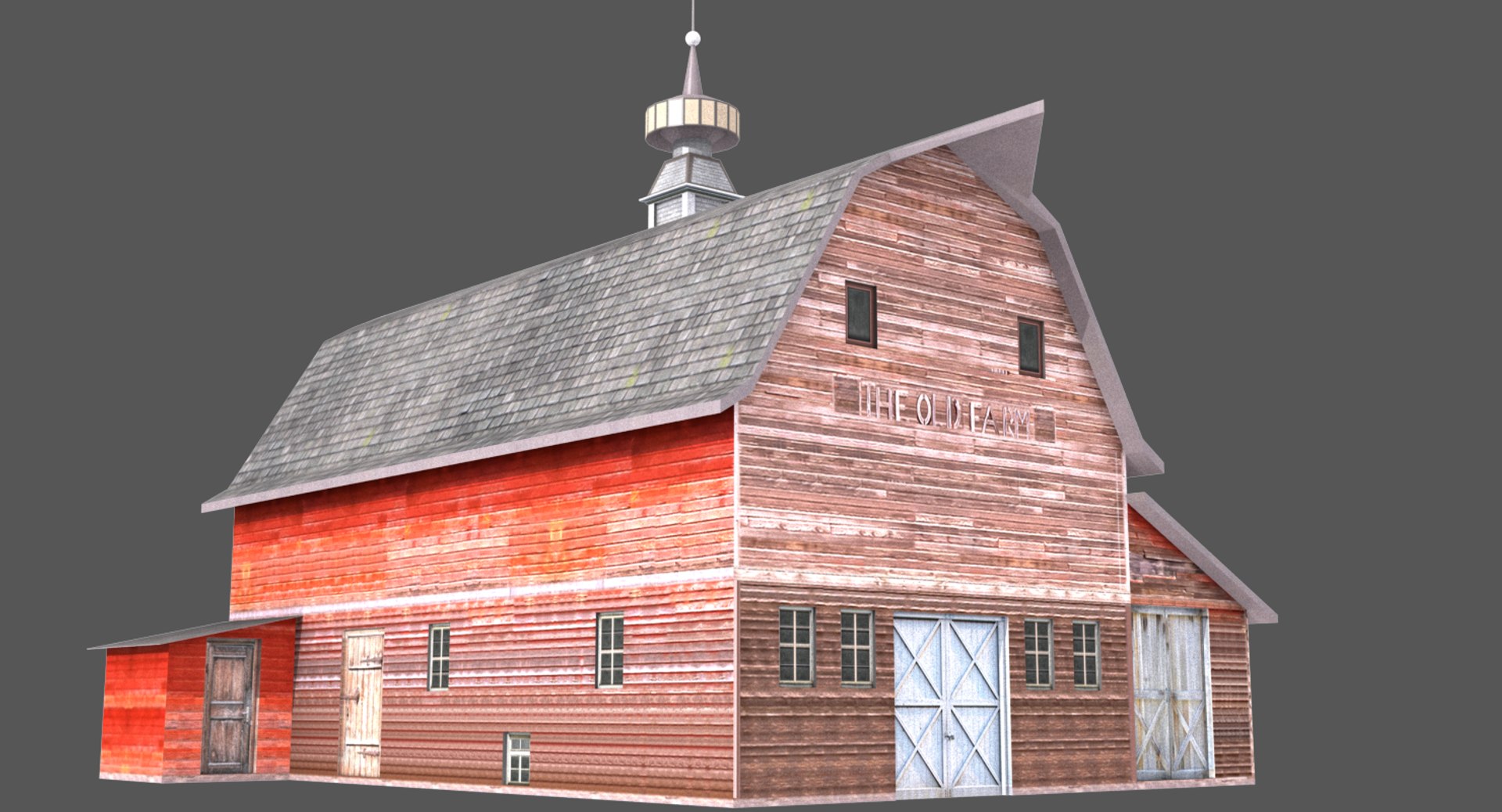 Old Barn 3D Model - TurboSquid 1149221