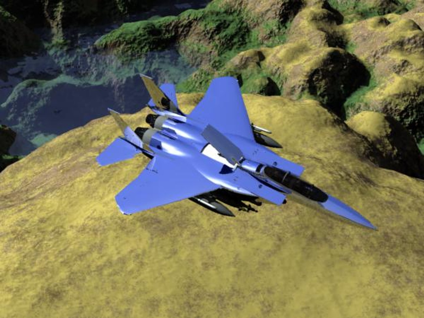 3d Realistic F-15e Model