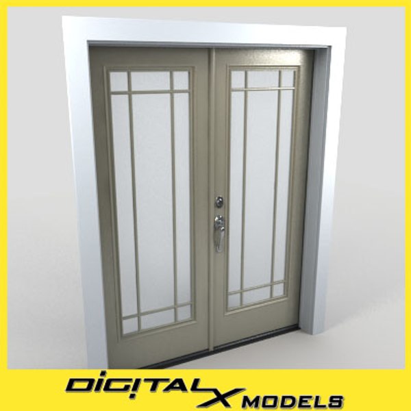 3d model residential entry door 26