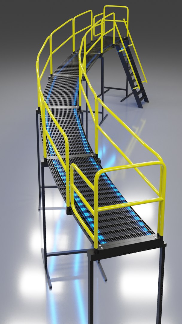 Platform Ladder Railings Assemblies 3D Model - TurboSquid 1472939