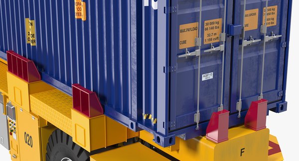 Kalmar agv 40ft iso container 3D model - TurboSquid 1376098