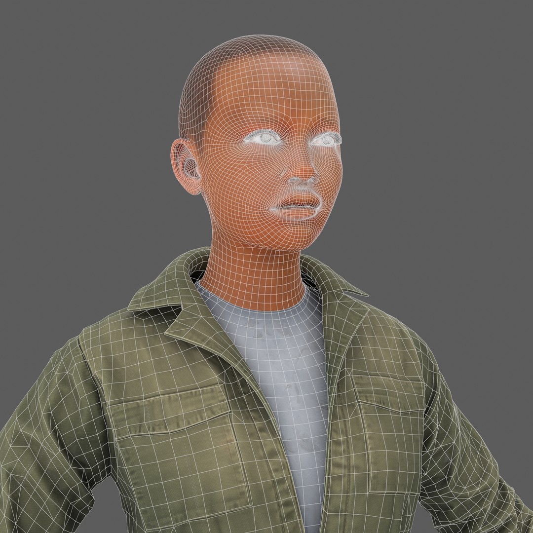 Female Worker 3D - TurboSquid 1839095