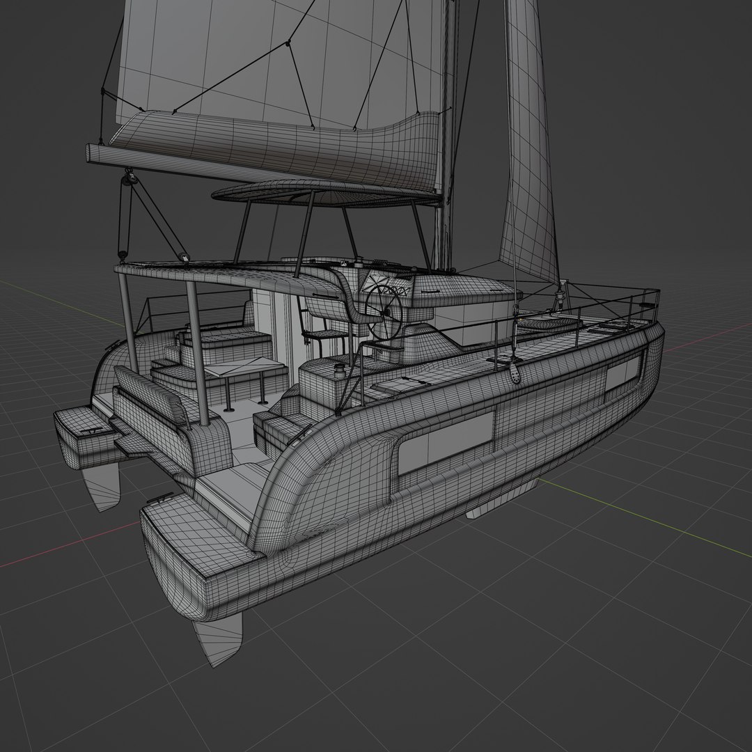 Lagoon 38 Catamaran 3D PBR 3D - TurboSquid 2352666