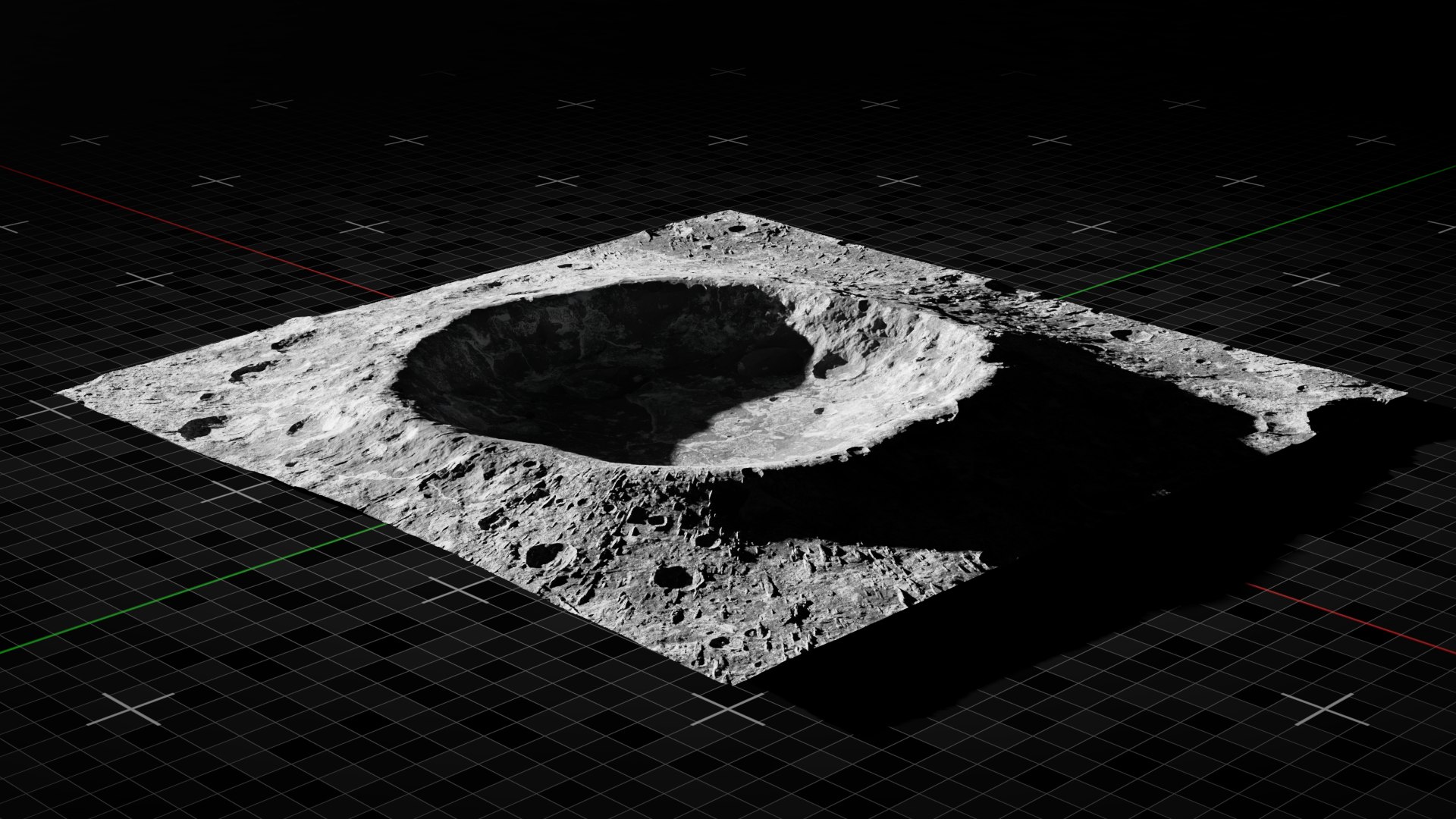 Moon Terrain Pack 3D Model - TurboSquid 2385018