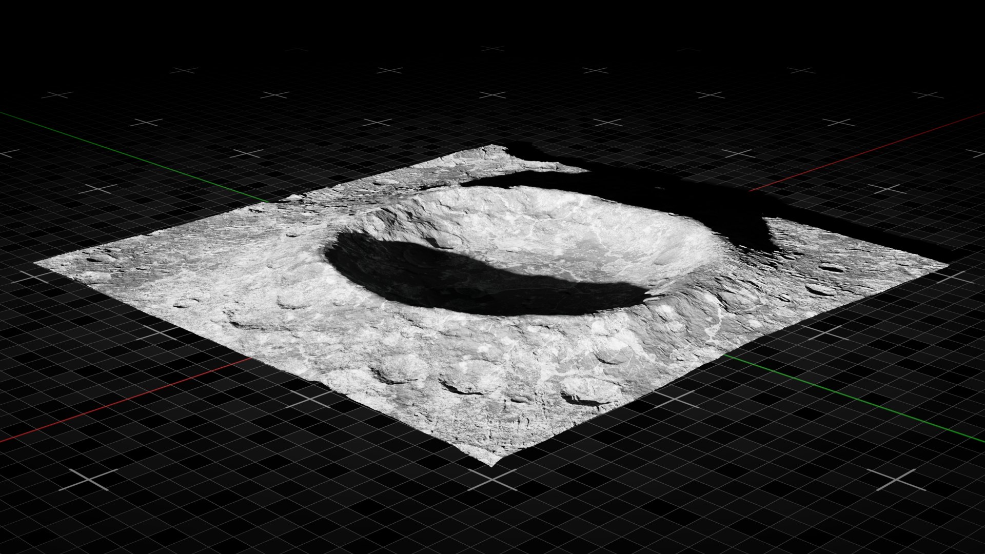 3D model Moon Crater 2 - TurboSquid 2167589