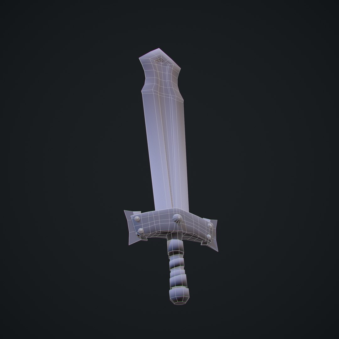 3D Sword Low Poly Model - TurboSquid 2116871
