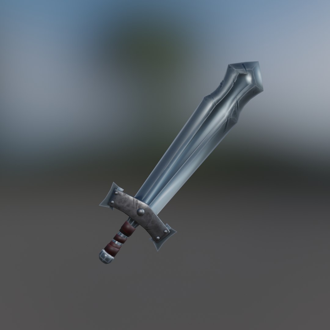 3D Sword Low Poly Model - TurboSquid 2116871
