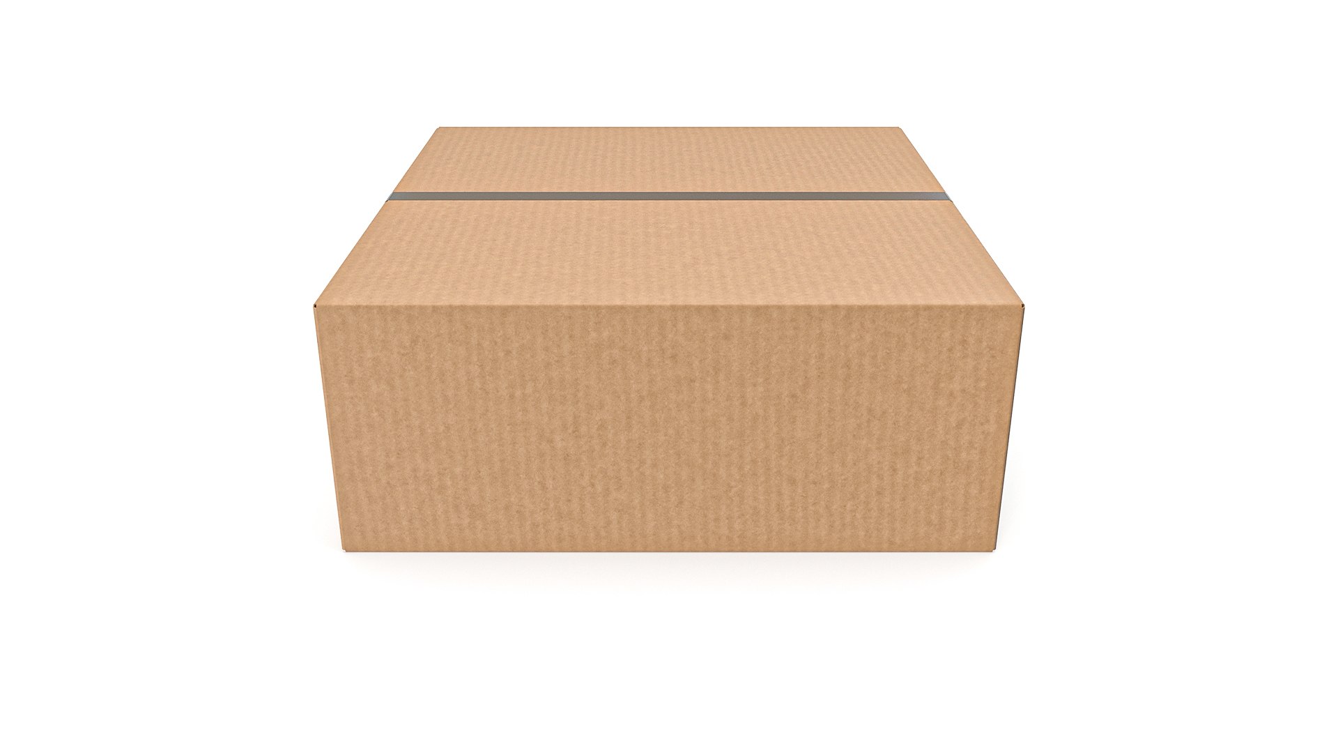 Cardboard Box Sealed With Packing 05 3D - TurboSquid 1975291