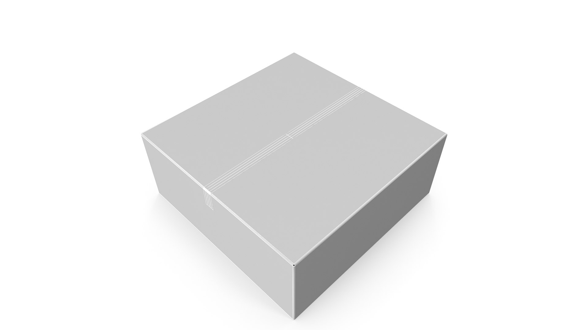 Cardboard Box Sealed With Packing 05 3D - TurboSquid 1975291