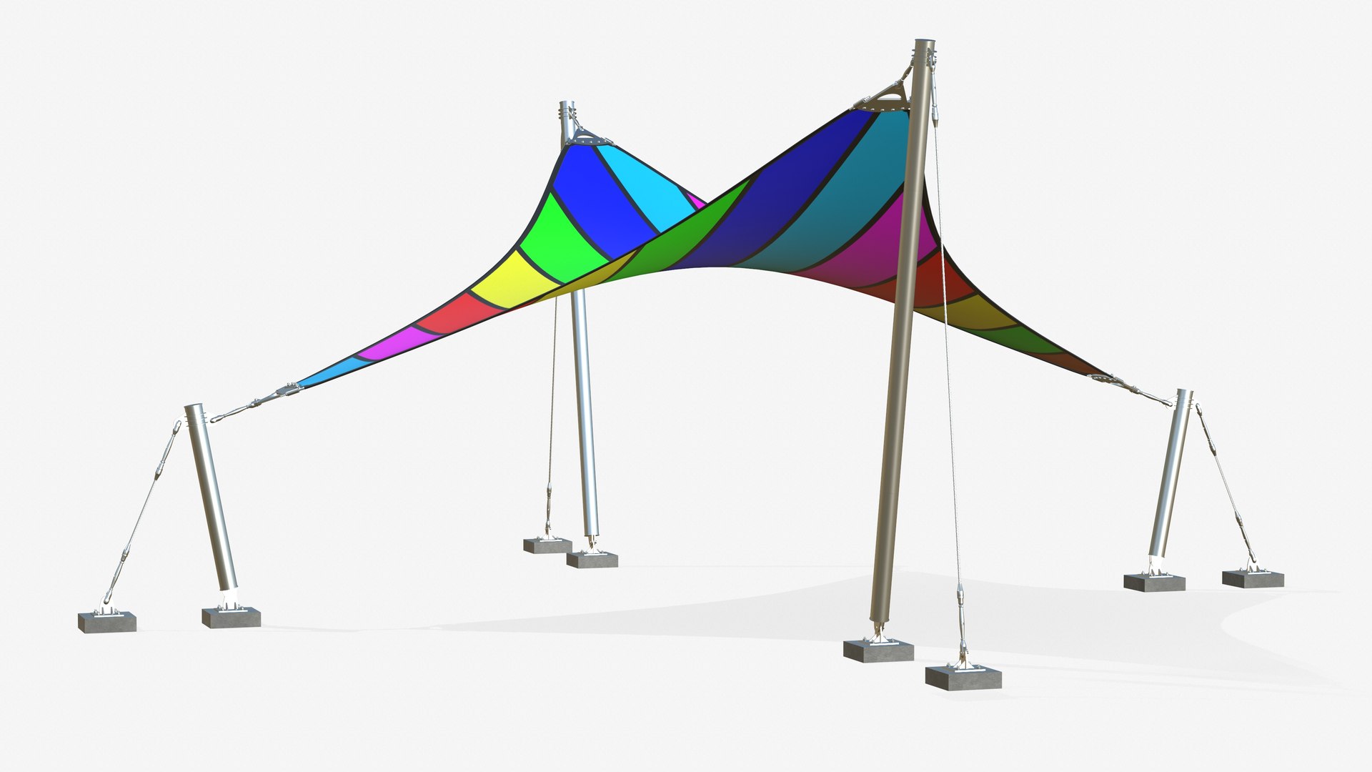 Tensile Fabric Structures model - TurboSquid 1917083