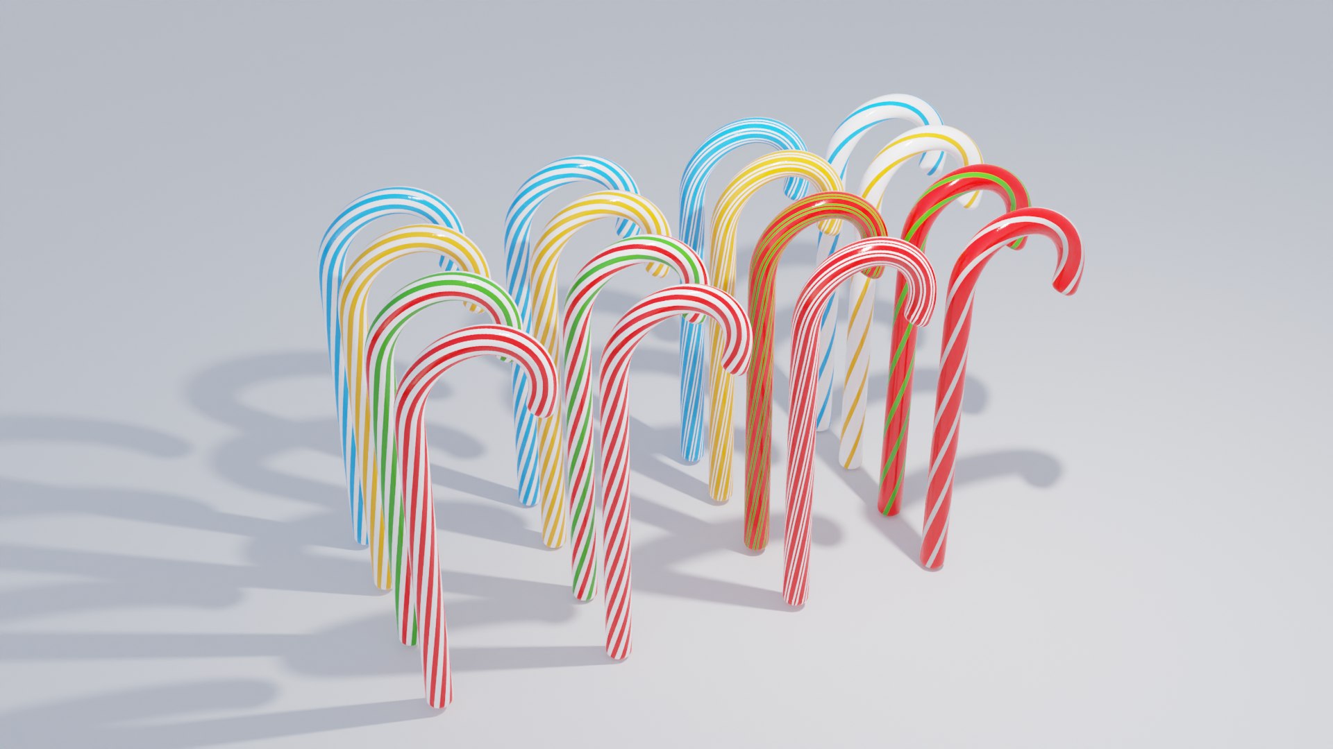 modelo 3d Ultimate Candy Canes 4K Textures - TurboSquid 1988017