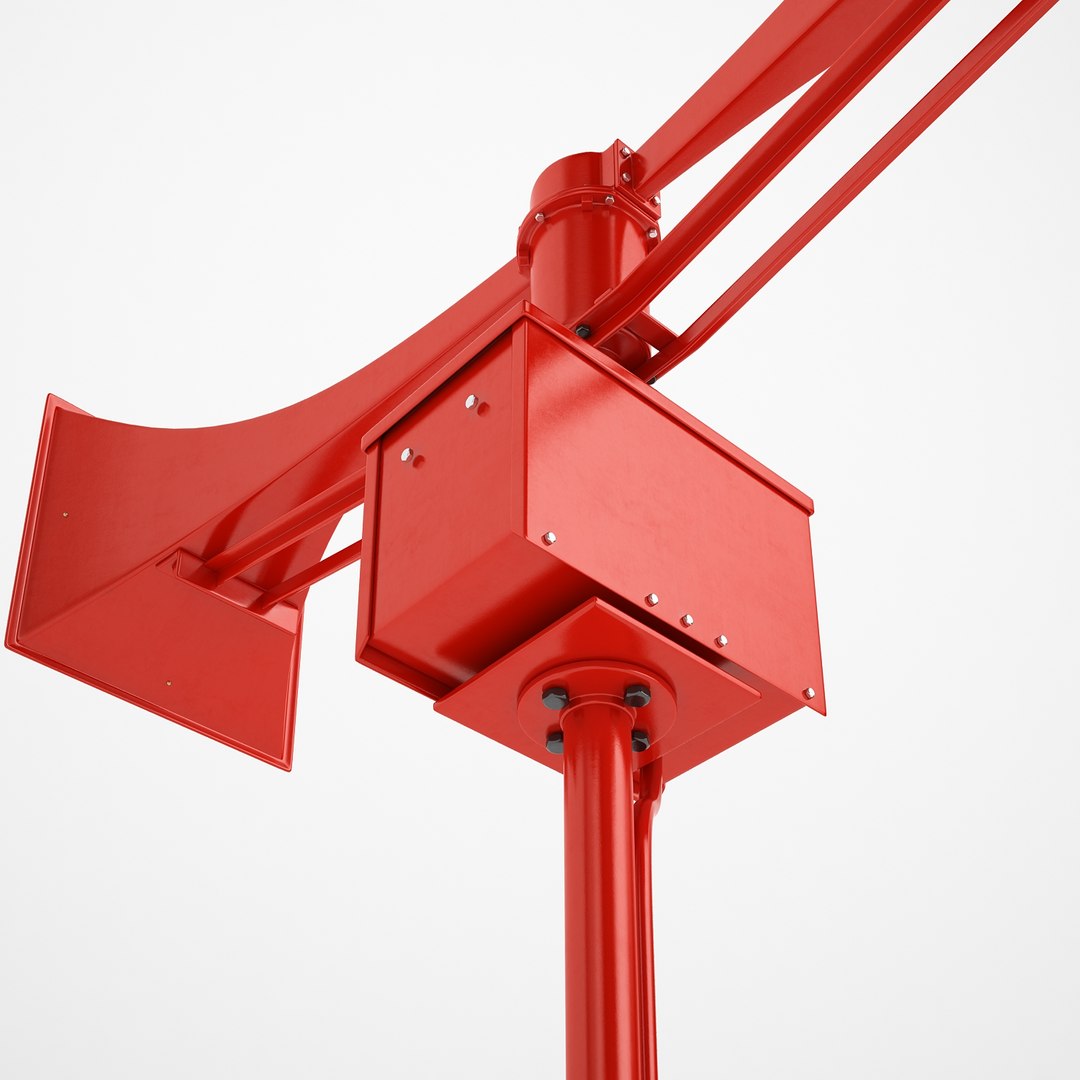 3D emergency siren 01 warning - TurboSquid 1476905