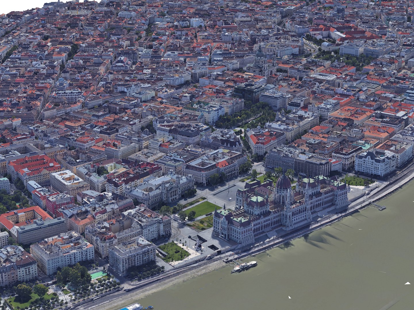 Budapest Downtown 3D model - TurboSquid 2137328