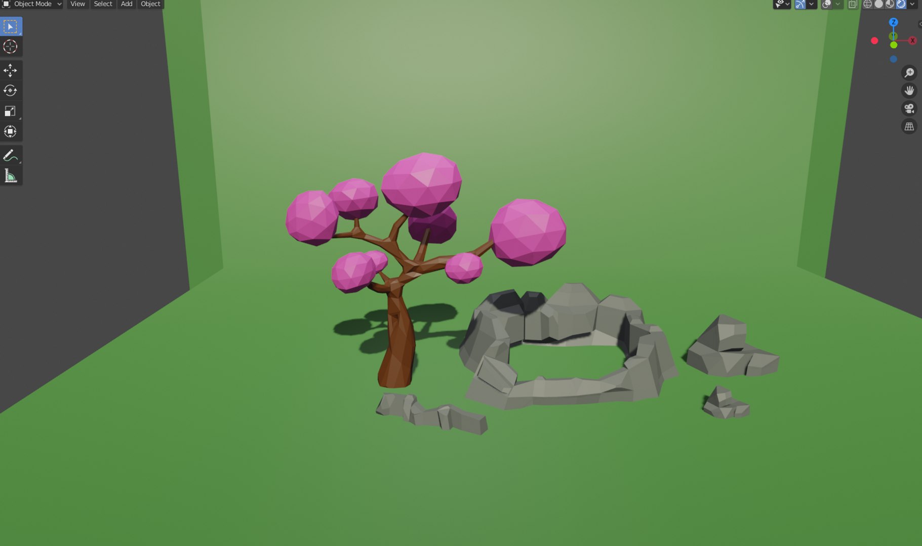 Free Tree Rocks 3D - TurboSquid 1540898